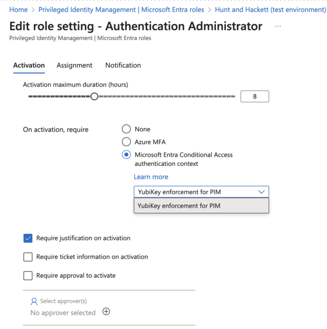 Raising security with organization-wide YubiKey (FIDO2) in Entra ID
